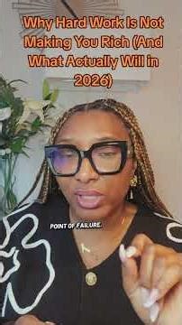 Hardwork does not equate to wealth