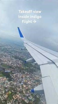 take off view -inside indigo flight ✈ #flightview#indigoflight