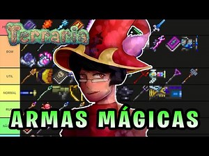 Terraria Tier List 1.4 Magic Weapons (My Terraria Tier List) Master Mode | MOBILE / PC |