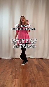 16K views · 68 reactions | No impact Shuffle dancing: I can do the heel pivot but how do I make it look like I’m dancing? #Shuffle #shuffledance #shuffletutorial #learntoshuffle #beginnershuffler #howtoshuffle #midlifeshuffle | Midlife Shuffle | Facebook