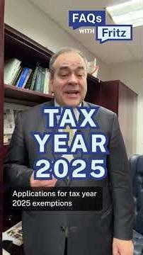 FAQs with Fritz | Can I still apply for property tax savings?