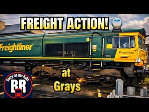Heavy Freight Trains at Grays Station 🚆 | UK Rail Action