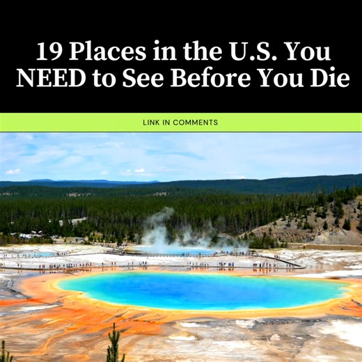 34K views · 158 reactions | 19 Places in the U.S. You NEED to See Before You Die ✈️ | My America | Facebook