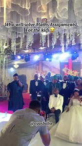 Who will solve math assignments for the children, the bride or the groom? 😩🤣 | AkPraise.Com