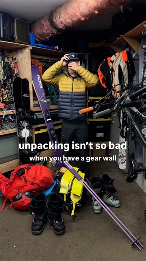 Zoe & Kelby Jecker | Adventure Lovers | How to clean & store your gear after a trip 👇🏼 Ok I am on team I haaaate unpacking, but it’s got to be done & this gear wall has made it... | Instagram