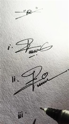 how to sign the letter R ❤️
