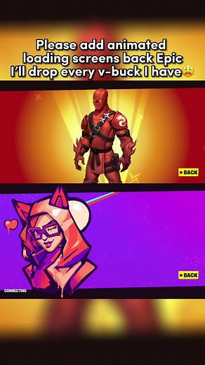 Nostalgic Fortnite Loading Screen Animations