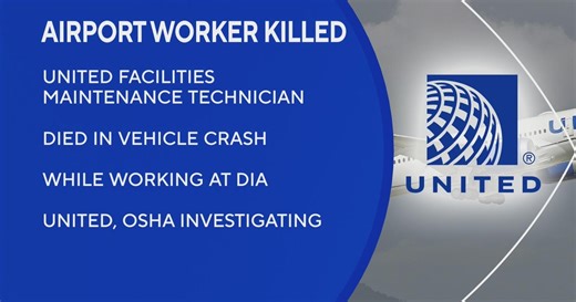 Denver International Airport employee killed in crash while on shift