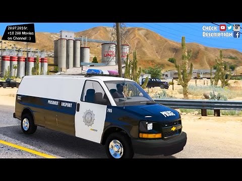 Chevy Express Prisoner Transport - GTA V MOD | 2.7K / 1440p ! _REVIEW