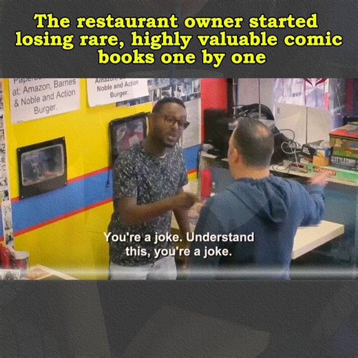 The restaurant owner started losing rare, highly valuable comic books one by one… and the secret behind it is finally coming to light 🕵️‍♂️📚 #FBViral #HiddenCameraExposed #AmericaDrama #YouWontBelieveThis #ExposedReality | Lights & Sirens