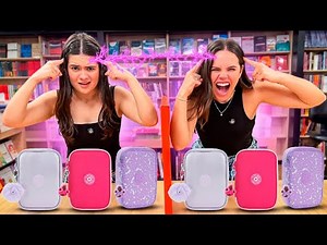 FIZEMOS O DESAFIO DA TELEPATIA DE MATERIAL ESCOLAR!