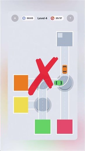 Car jam puzzle - only 1% can pass the level