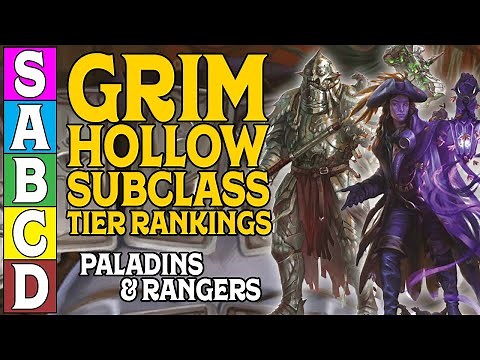 Grim Hollow Subclass Tier Ranking - Paladins & Rangers