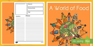 A World of Food Class Cookbook Template
