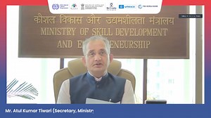 The Skill Bridge Masterclass series is here, transforming & making skilling accessible by extending its reach to every corner, even the most remote. In a previous session, Mr. Atul Kumar Tiwari, Secretary of the Ministry of Skill Development and Entrepreneurship, Government of India, unveils the visionary strides of this transformative initiative. Here's your exclusive chance to join the upcoming transformative Masterclass series. Date: Thursday, July 4, 2024 Time: 10:00–11:45 GMT/12:00-13:45 CE