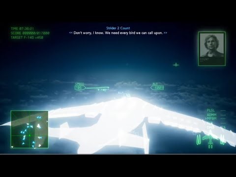 Ace Combat 7: Gleipnir vs Arsenal Bird (Night Mode)