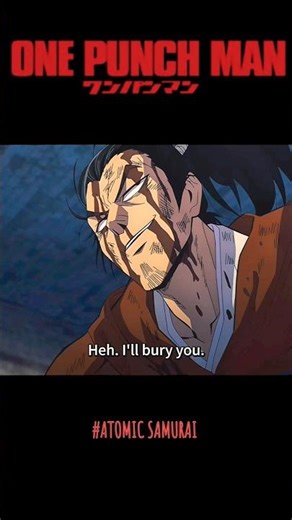 Black Sperm vs Atomic Samurai: Fight Scene! 🔥 #onepunchman #short