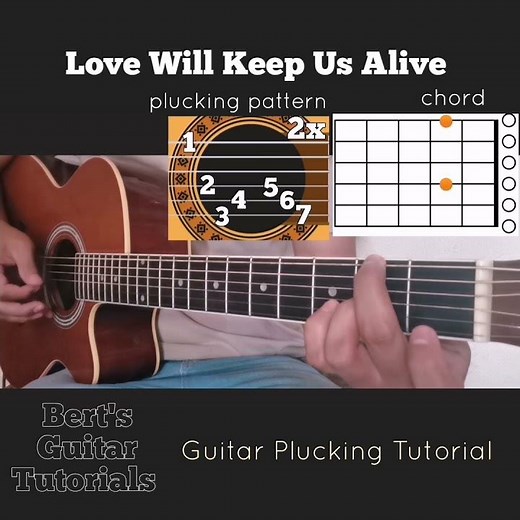 love will keep us alive #guitartutorial #bertsguitartutorials