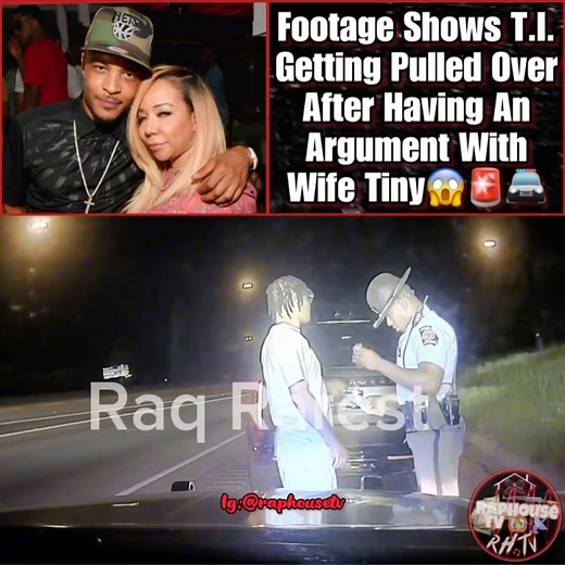 New Footage Shows #Ti Getting Pulled Over After Having An Argument With Tiny 👀 | Raphouse TV