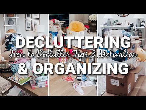 CLEAN UP, DECLUTTER & ORGANIZE 2025 | DECLUTTERING & ORGANIZING | HOW TO DECLUTTER TIPS & MOTIVATION