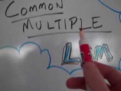 Least Common Multiple (LCM) For ONLY 2 Numbers (Division Ladders)