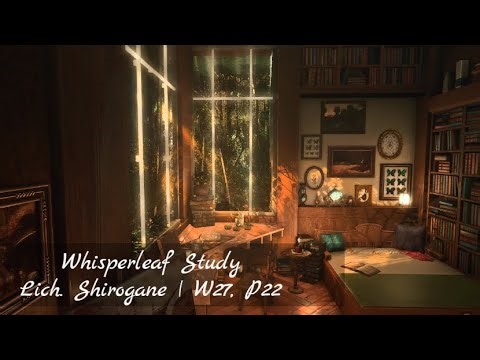 Final Fantasy XIV Housing // Design Overlook -- "Whisperleaf Study"
