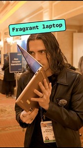 A laptop you can smell! No one asked for this, but also, no one is complaining. #ces #asus #laptop #newtech | The Verge