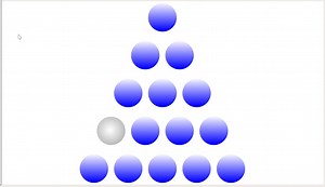 Triangle Peg Solitaire Solution #3