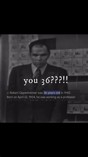 We’ve upgraded to videos now #oppenheimer #glennseaborg #fyp | oppenheimer