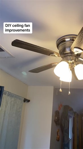 DIY Ceiling fan blades Easy ! #diyproject #diy#creative#ceilingfan#fans#homedecor#homeimprovement #home #decoration