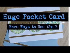 Chop It Up! More Ways To Use 12 x 12 Paper Pads | Simple Projects Using Your Craft Stash