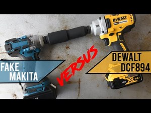 Fake Makita vs Dewalt impact wrench