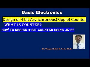 4-Bit Ripple counter (Asynchronous Counter)