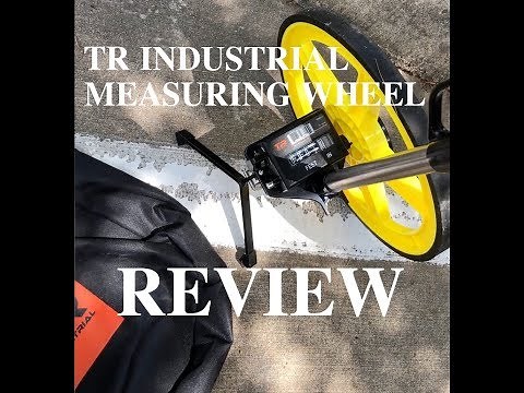 TR measuring wheel review video - how to measure long distances (more than 50+ feet)