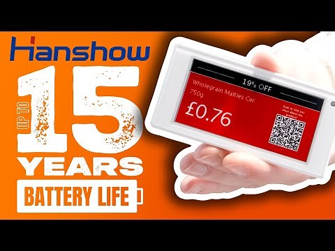 Hanshow Electronic Shelf Labels (ESLs) | The Barcode Warehouse