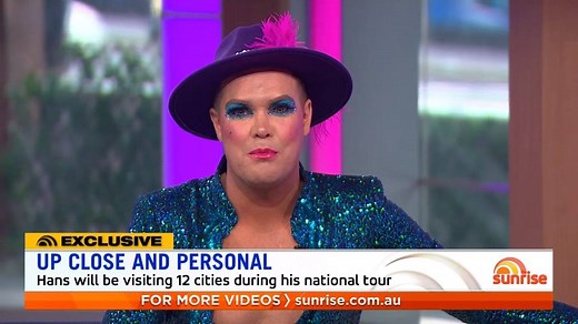 70K views · 449 reactions | Hans the German has a very exciting announcement - he's going on a national tour, darlings!  MORE INFO: https://7news.link/IFp4G6 | Sunrise | Facebook