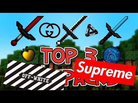 TOP 3 BEST PVP/HCF TEXTURE PACKS!! ★ [1.7/1.8/1.9] ★ FPS BOOST/NO LAG!! ★ HYPEBEAST EDITION!! [#15]
