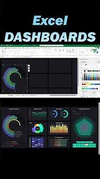 Custom Excel Pie Chart for Progress Comparison in Interactive Dashboard