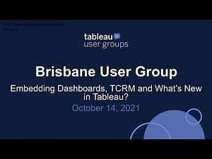Brisbane Tableau User Group - 14 October 2021