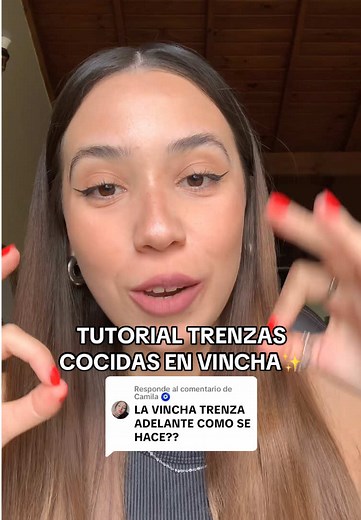 Tutorial de Trenzas Cocidas en Vincha Paso a Paso