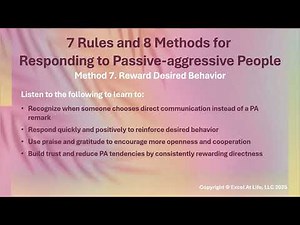 Method 7 (7 Rules and 8 Methods): Reward Desired Behavior