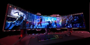 ASUS Shows Off The ROG Bezel-Free Kit For A Bezel-Less Multi-Monitor Experience