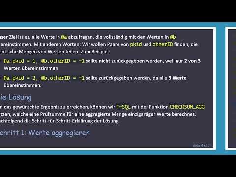 Wie man passende Zeilen zwischen zwei Tabellen in T-SQL findet