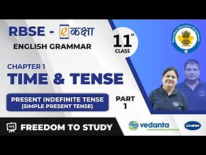 RBSE | Class 11th| English | Grammar | Time & Tense | Simple Present Tense