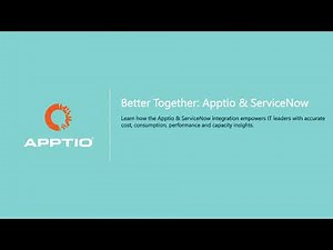 Better Together | Apptio and ServiceNow Integration
