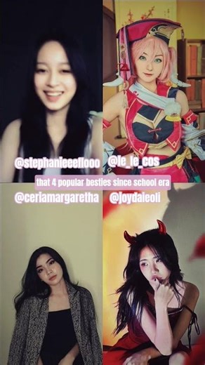 Stephanie and her old friends(cosplayers & Influencers)