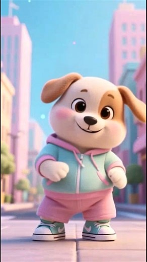 Breakdance Dog Froze the Beat 🐶🔥🌀 #cutedog #cute #cartoondog #dance #funny #cartoon #love #puppy