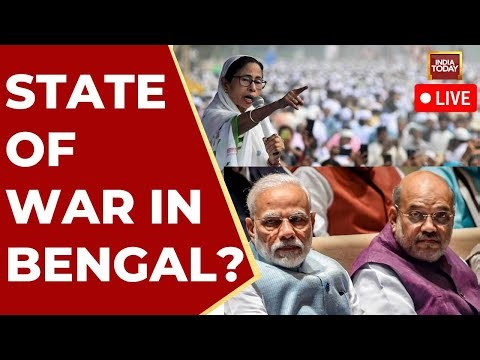Mamata's Mega March Against ED Raids on I-PAC LIVE | West Bengal Protets | Mamata News LIVE