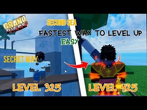 Secret Way to level up Second Sea GPO!