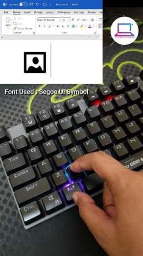 36K views · 323 reactions | Image Symbol in Ms Word Trick #pc #laptop #computer #windows #tech #viral #reels #shorts | STP Computer Education | Facebook